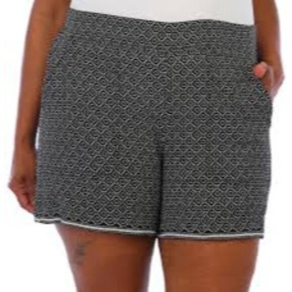 Max Studio | Shorts | Max Studio Womens Plus Size Crepe Shorts With ...